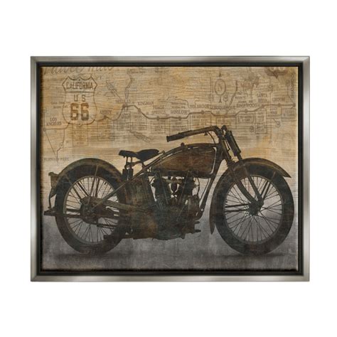 Williston Forge Vintage Motorcycle Collage By Dylan Matthews Wayfair