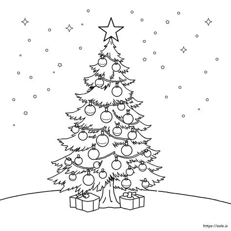 Coloriage Sapin De Noël