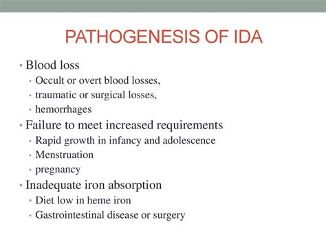Iron Deficiency Anemia Online Presentation