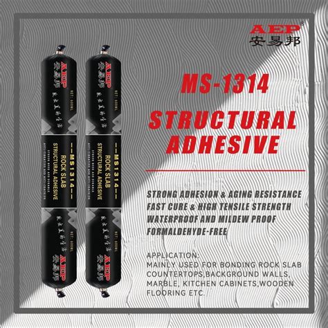 Building Materials Good Adhesive Weatherproof Low Modulus Ms Polymer