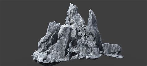 Sharp Rock Collection 1 3d Model Cgtrader