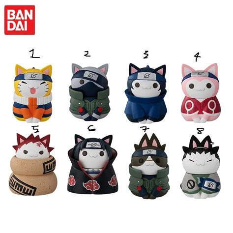 Anime Naruto Figure Hatake Kakashi Haruno Sakura Gaara Cat Version Toys