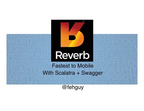 fastest to mobile with scalatra swagger ppt