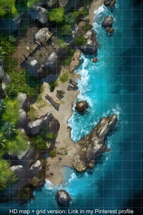 Best 13 Dnd Map Secluded Pirate Cove Inlet Artofit