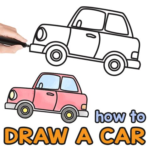 How To Draw A Car Beginner