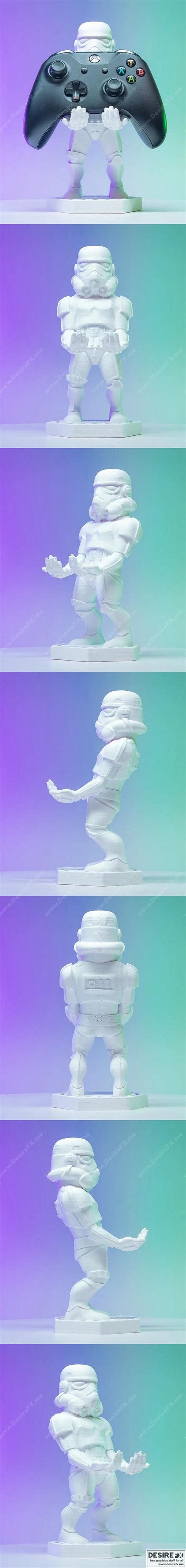 Desire Fx 3d Models Stormtrooper Smartphone Controller Holder 3d