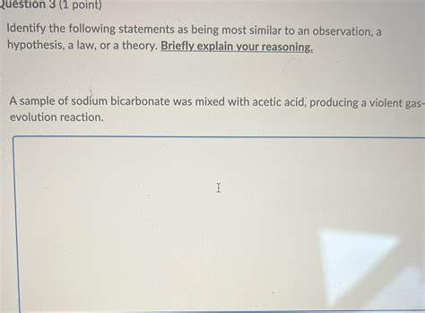 [solved] question 3 1 point identify the following statements as being course hero