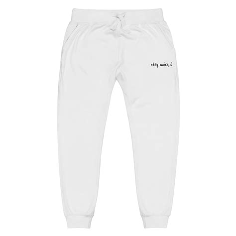 Stay Weird Sweatpants Embroidered Kcurry Llc