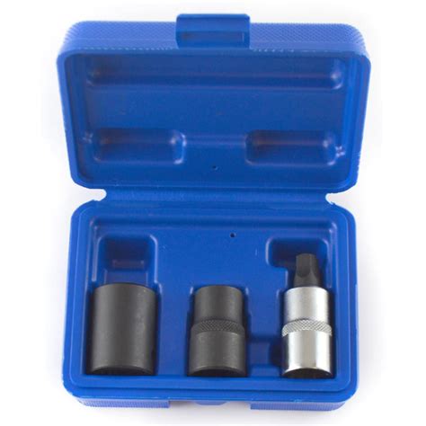 Pentagon Brake Socket Set 3 Pcs 5 Point Penta Socket 5 Sided Socket