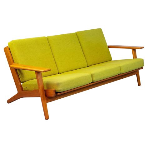 Danish Design Classsic Ge 290 Three Seater Sofa By Hans Wegner For