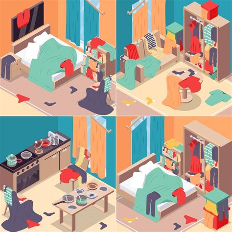 Room Messy Vectors Download Free High Quality Vectors From Freepik