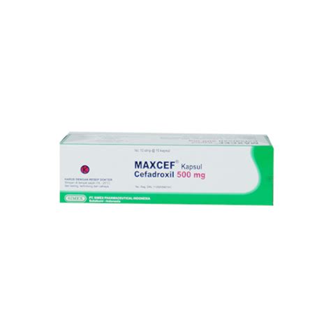 Maxcef 500 Mg 10 Kapsul Kegunaan Efek Samping Dosis Dan Aturan Pakai Halodoc