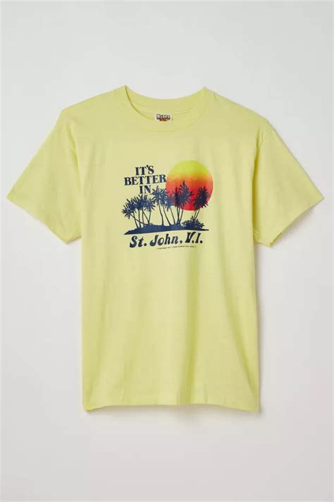 Vintage Its Better Sunset Tee Urban Outfitters