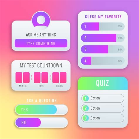 Instagram Poll Template Images Free Download On Freepik