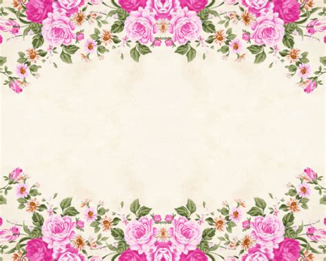 Floral Border Wallpapers Wallpaper Cave