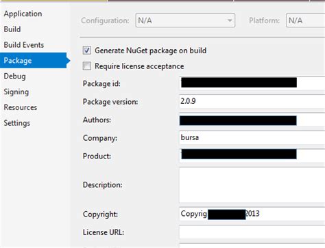 Vs 2017 Generate Package On Build Ignores Package Version Field · Issue 4693 · Dotnet