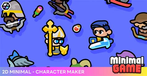 2d Minimal Character Maker 2d Characters Unity Asset Store