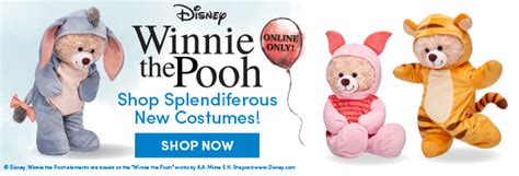 Build A Bear New Disney Winnie The Pooh Collection Milled