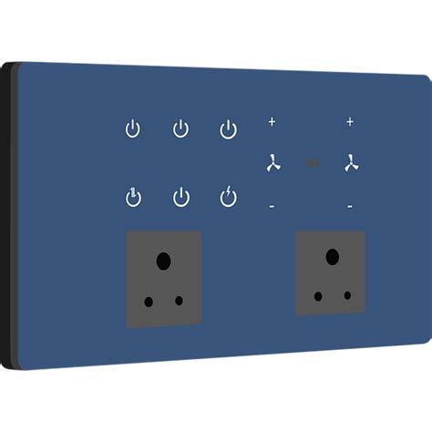 12 Gang 6 Switch 2 Fan 2 Plug Ir Remote And Wi Fi Touch Switch