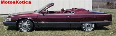 1989 Cadillac Fleetwood Convertible Motoexotica Classic Cars