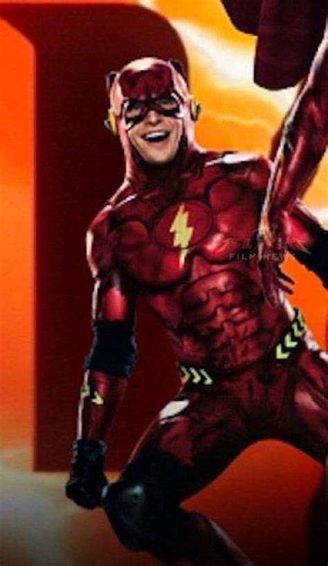 Close Up Image Of The Flashpoint Universe Flash Suit From The Flash