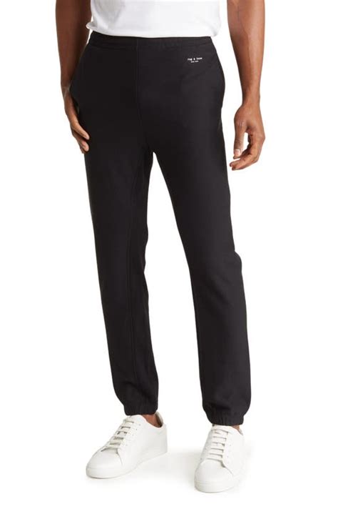 Rag And Bone City Organic Cotton Sweatpants In Mauvdout Modesens