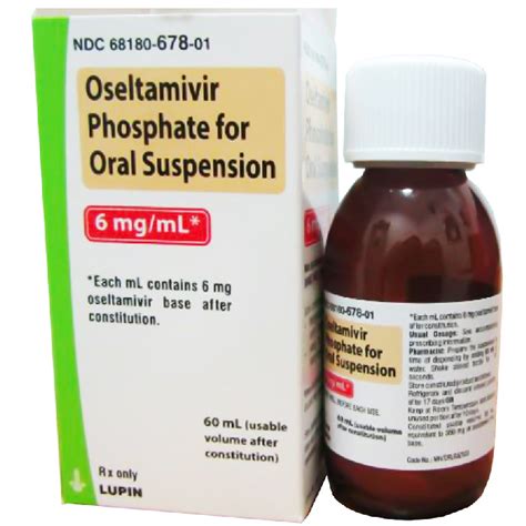 Oseltamivir Phosphate Liquid Fast Acting Flu Treatment — Mountainside