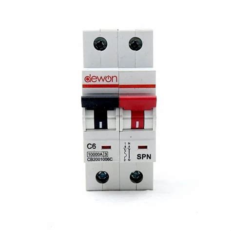 6a Single Pole Neutral Mcb Spn At ₹ 340piece इलेक्ट्रिकल सर्किट