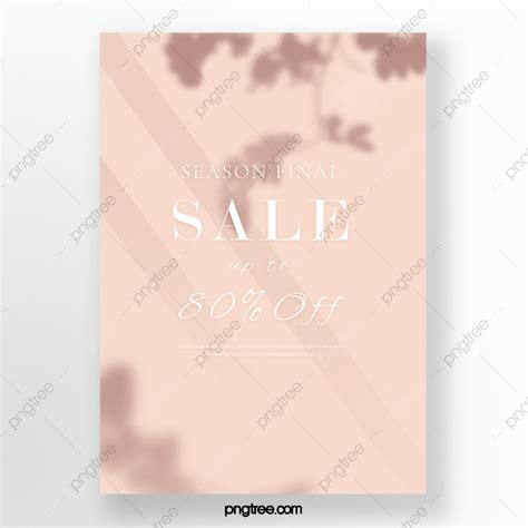 Simple Pink Light Promotion Poster Template Download On Pngtree
