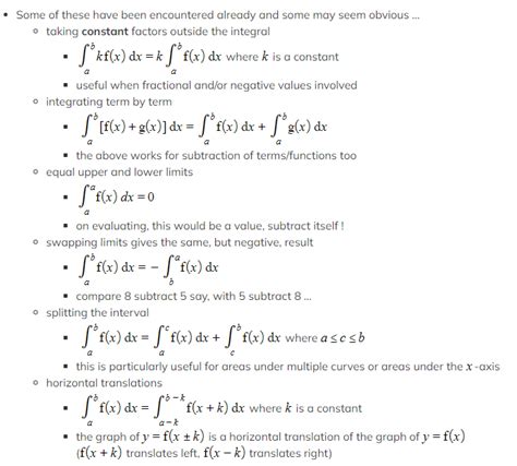 Ib Dp Maths Aa Sl复习笔记543 Definite Integrals 翰林国际教育