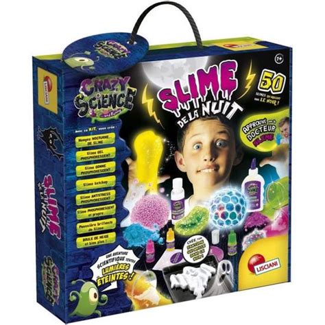 Slime De La Nuit Kit Scientifique Crazy Science Phosphorescent