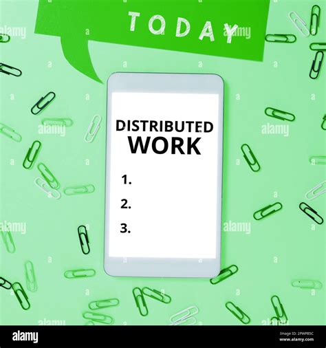 Conceptual Caption Distributed Work Business Approach Practiced By Enterprises Using Network