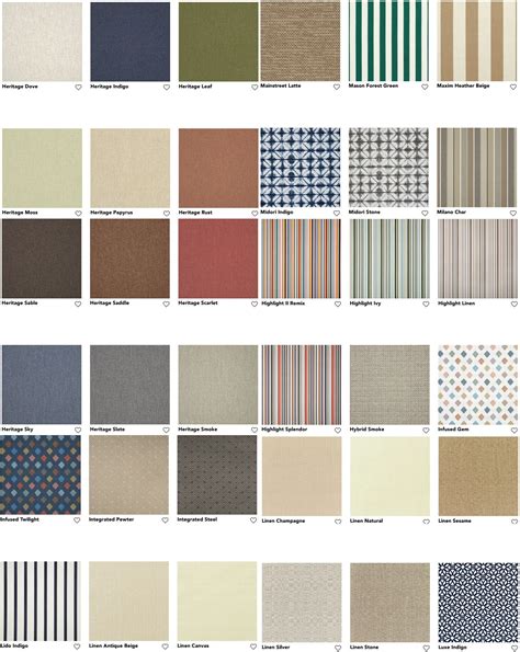 Sunbrella Fabric Samples Sunbrella Upholstery Collections 10 Fabric