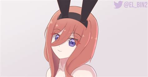 五等分の花嫁 Miku In Bunny Suit Binのイラスト Pixiv