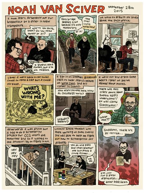 Noah Van Sciver Day Four The Comics Journal