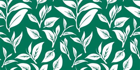 Tea Leaf Pattern Vector Art Icons And Graphics For Free Download