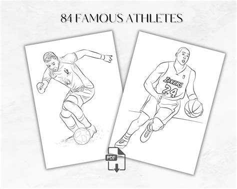 Famous Basketball Player Coloring Sheets