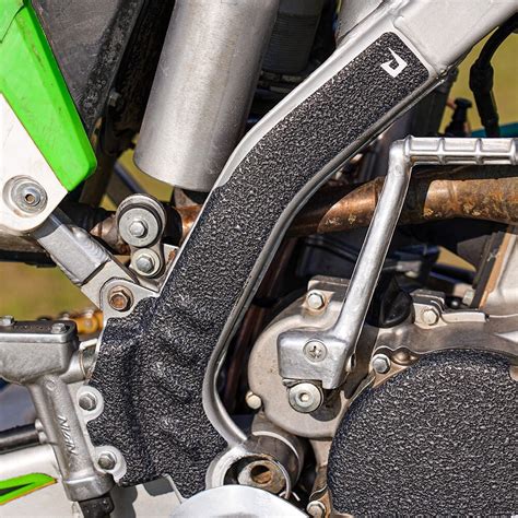 Kawasaki Kx125 Black Frame Guards Grip Tape Protectors 2003 2008