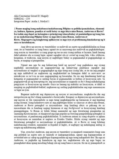 Integration Paper Pdf