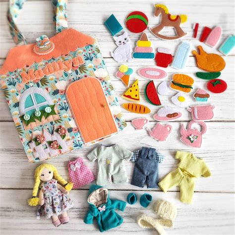 Doll Play Set Etsy