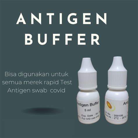 Jual Cairan Antigen Buffer 5ml Dan 10ml Liquid Buffer Antigen Shopee Indonesia