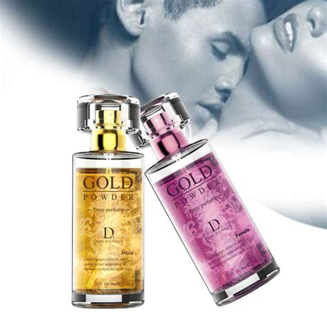 Gold Powder Pheromone Sex Perfume For Men Attracts The Opposite Sex