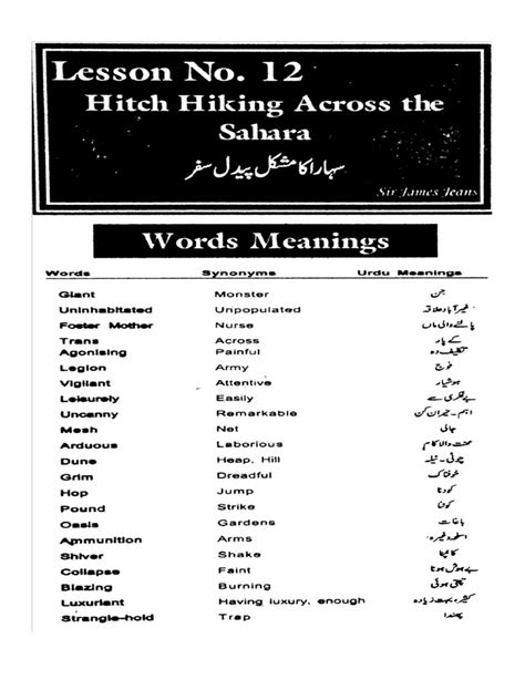 Chapter 12 English Notes 12th Class Pdf