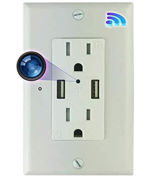 Wall Outlet Hidden Wifi 1080p Secret Spy Camera Can Be Viewed Remotely Fpispysource