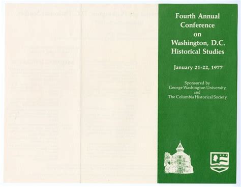 Programs — Dc History Conference