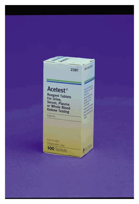 Ascensia Diabetes Care Acetest Reagent Tablets 100 Tablets Buy Online