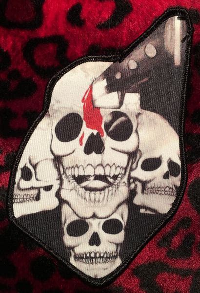 Death Faces Patch Scream For Me Inc