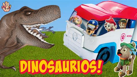 Dinosaurios Se Enfrentan A La Patrulla Canina Paw Patrol En Español
