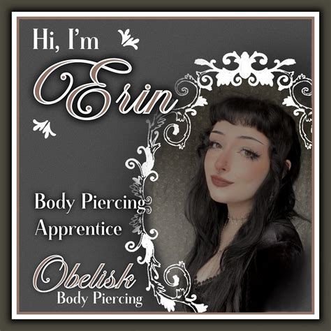 Erin Its Official🌟 I Am Offering My First Piercing Services Im So Excited To Take This