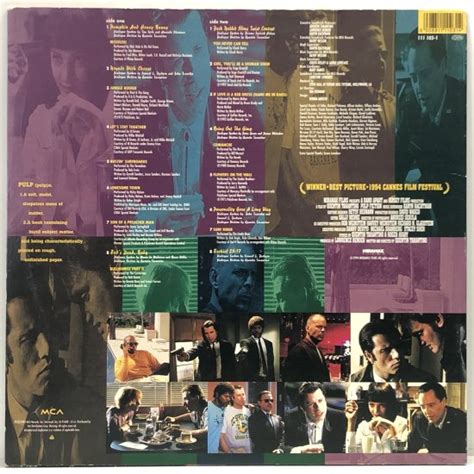 Various Artists Music From The Motion Picture Pulp Fiction Lp（a